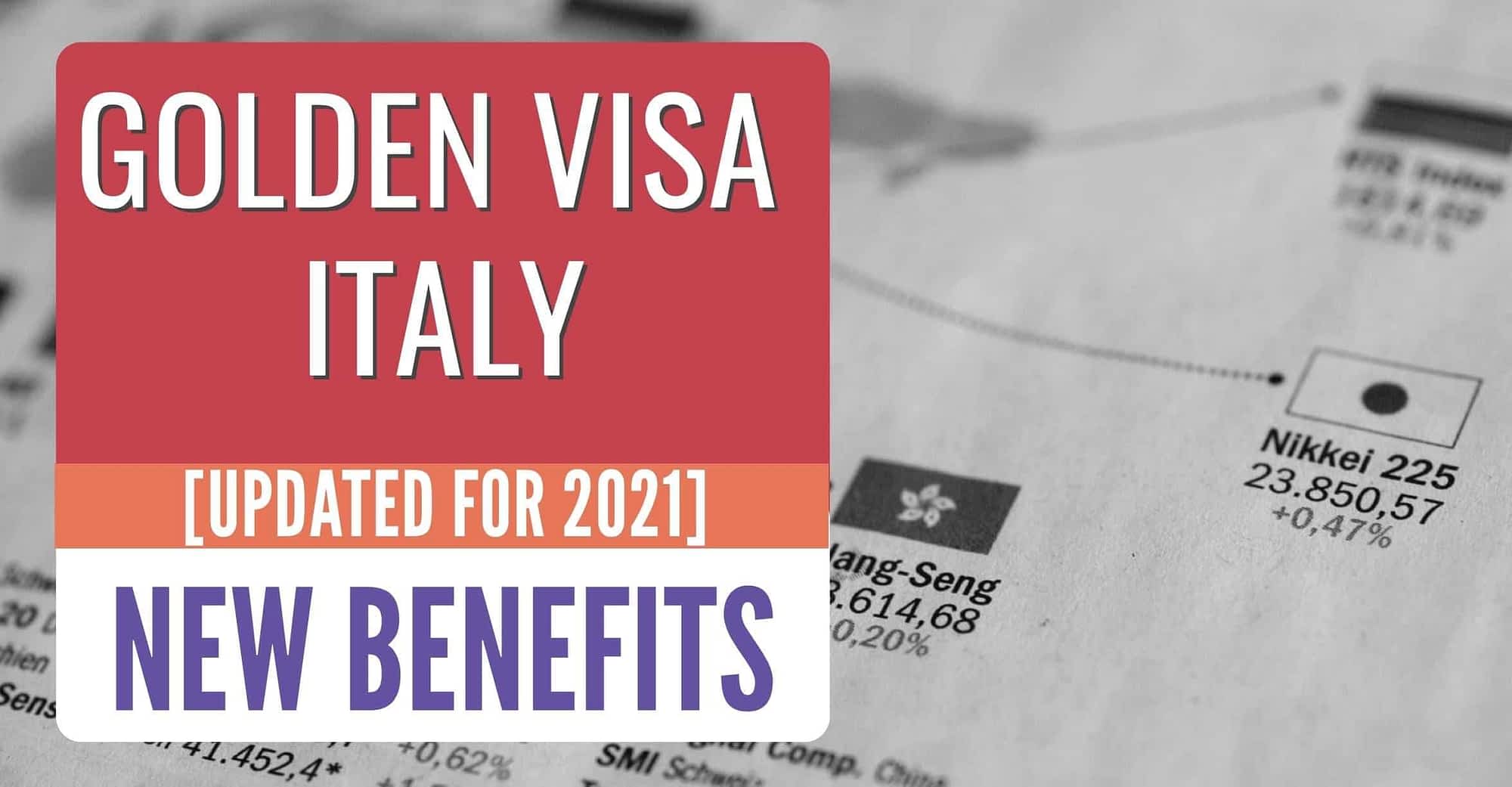 Elective Residence Visa Italy [UPDATED 2021] Full Guide